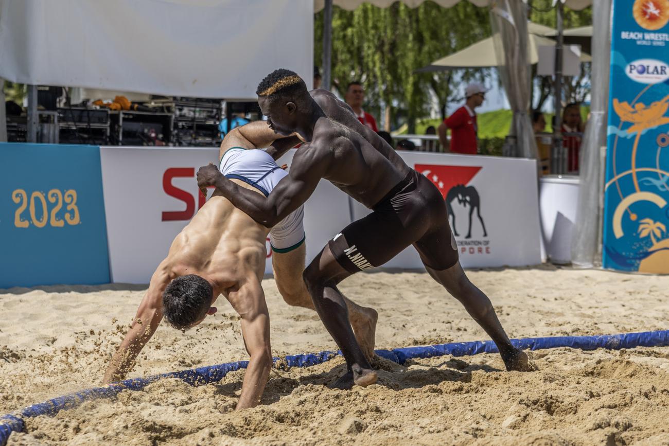 Newcomers shine in Singapore at Asia’s Beach Wrestling World Series debut | Beach Wrestling ...